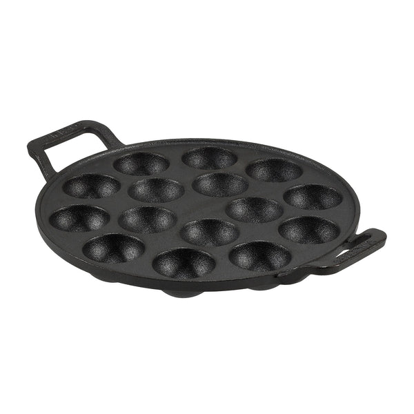 Vinod Legacy (Cast Iron) Paniyarakkal Pan with 15 Cups – Vinod Cookware ...