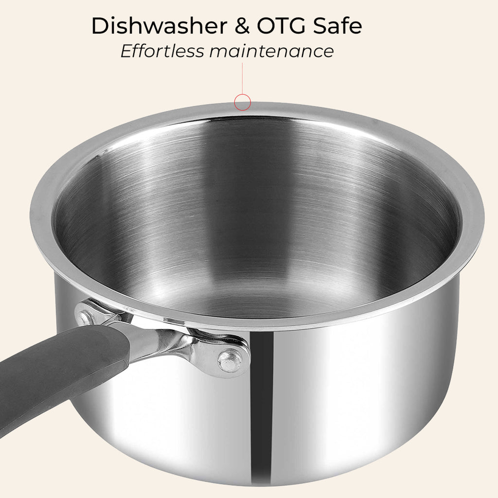 Platinum Luxe Cookware Set – Vinod 3-Piece Combo with lids – Vinod ...